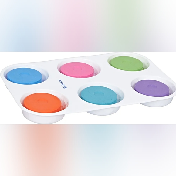 Art | Nontoxic Giant Tempera Paint Cakes With Tray 2 14 X 34inch Set Of ...